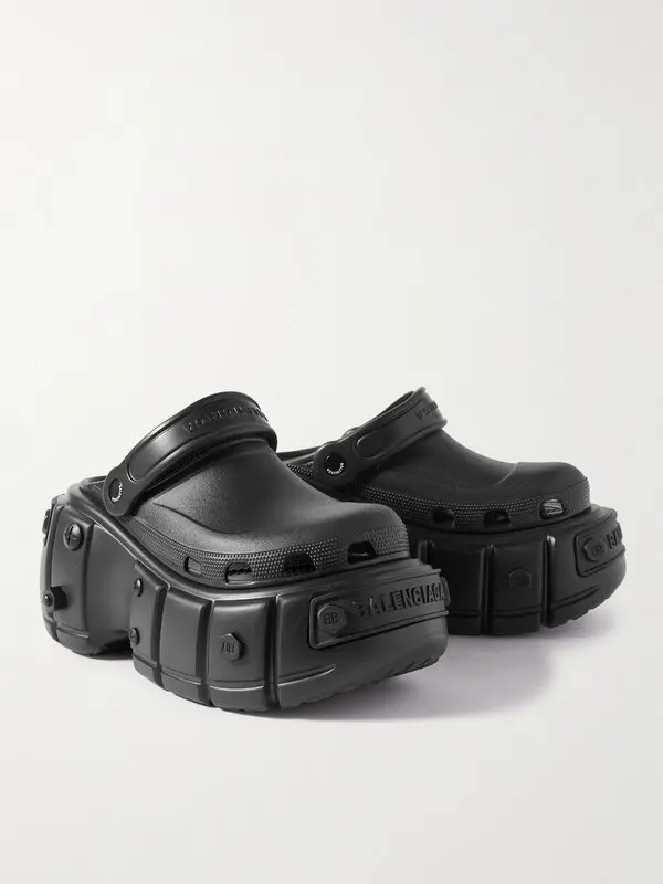 Balenciaga Rubber Platform Sandals