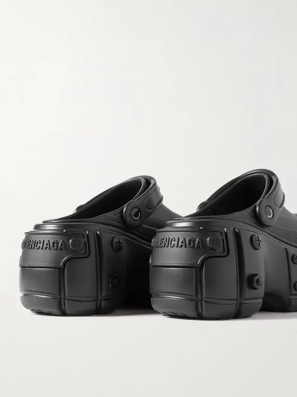 Balenciaga Rubber Platform Sandals