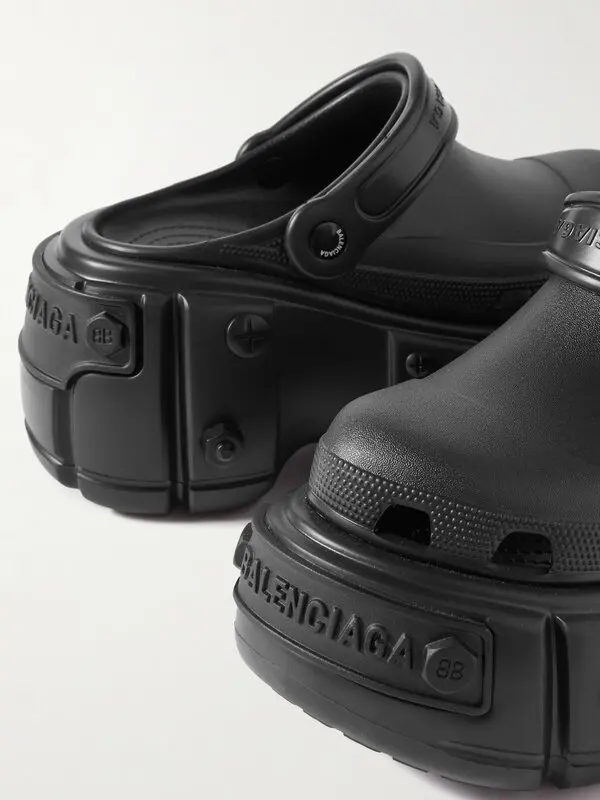 Balenciaga Rubber Platform Sandals