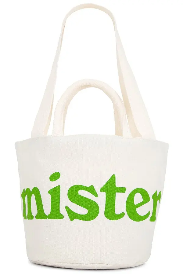 MISTER GREEN Round Grow Pot Small Tote Bag - Natural