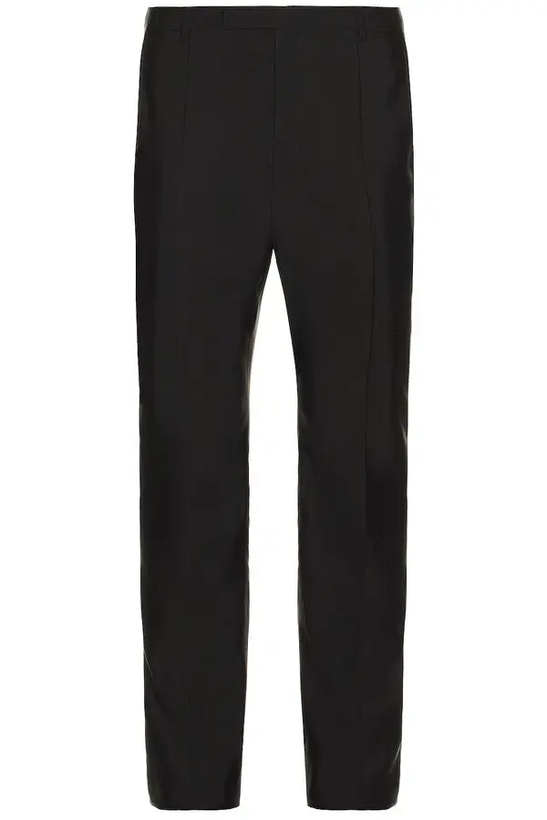 Saint Laurent Pantalons Taille Hau - Noir