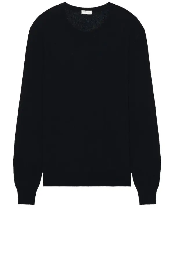 Saint Laurent Pull Col Rond