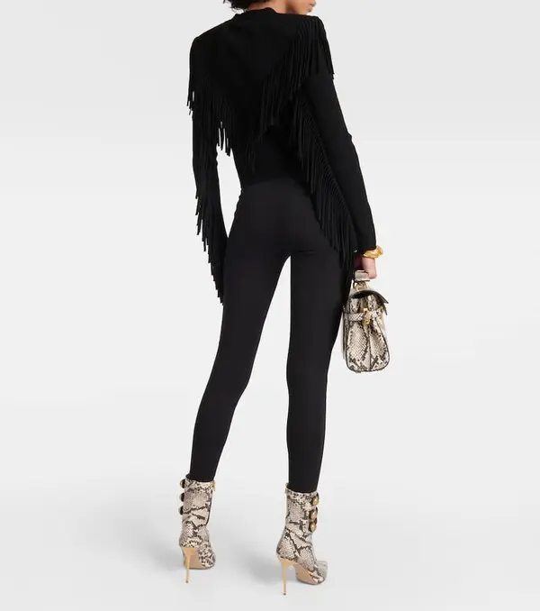 Balmain Fringed Cardigan