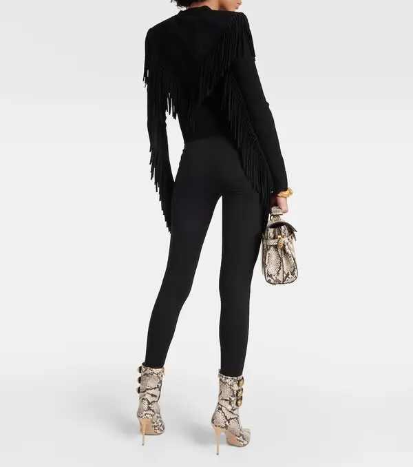 Balmain Fringed Cardigan