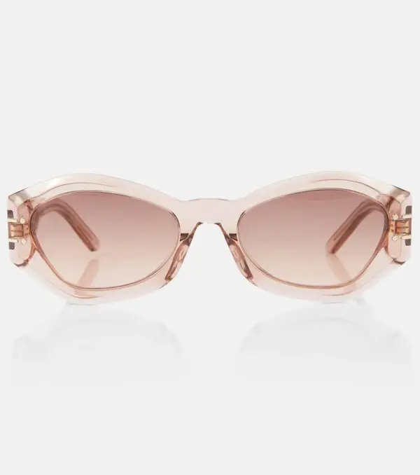 Dior Diorsignature B1u Oval Sunglasses - Pink