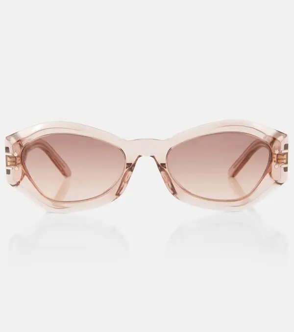 Dior Diorsignature B1u Oval Sunglasses - Pink