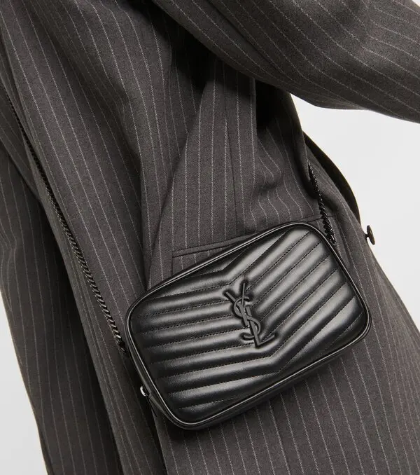 Saint Laurent Lou Mini Leather Shoulder Bag