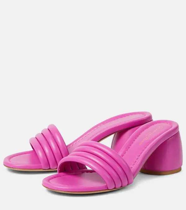 GIANVITO ROSSI Malou Leather Mules