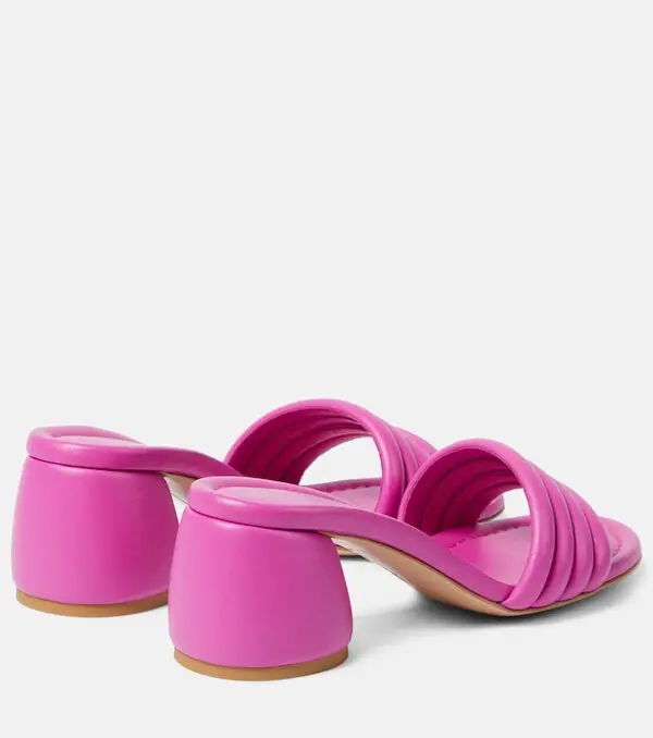 GIANVITO ROSSI Malou Leather Mules