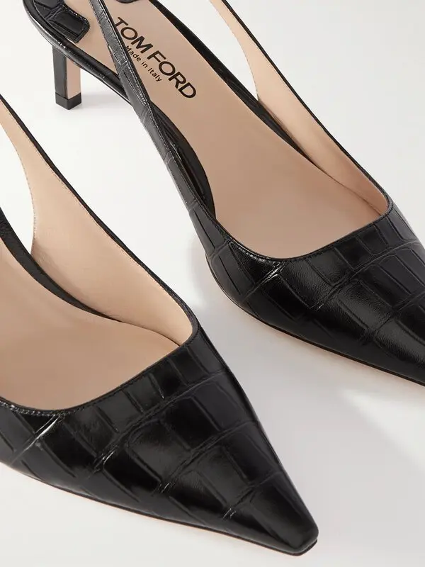 TOM FORD Angelina Logo-embellished Pumps