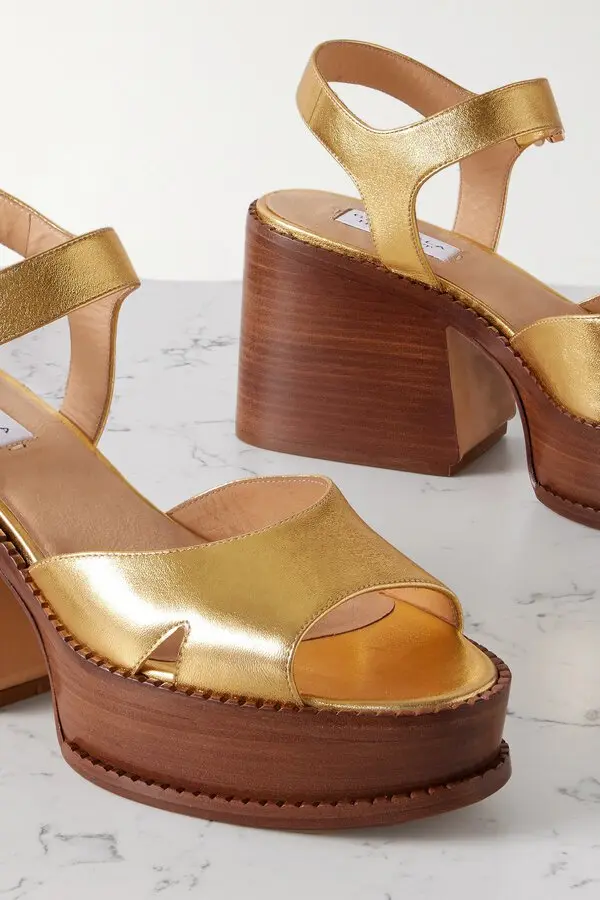 Gabriela Hearst Zuri Platform Leather Sandals