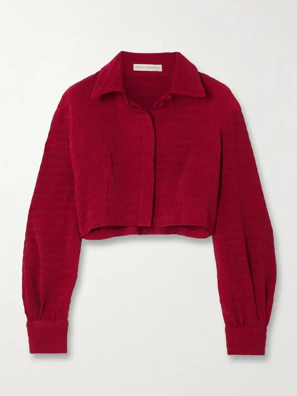 EMILIA WICKSTEAD Raiden Cropped Jacket