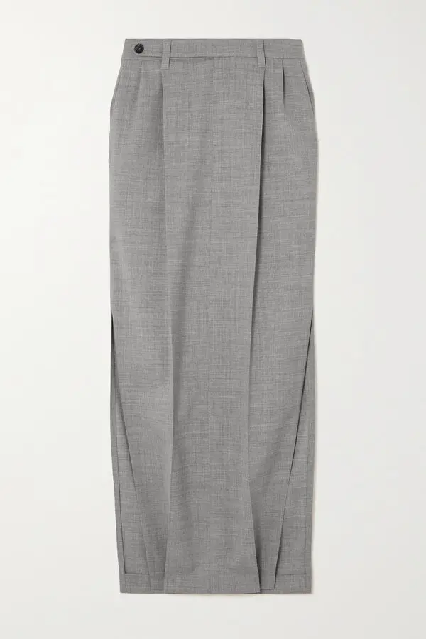 Brunello Cucinelli Pleated Maxi Skirt