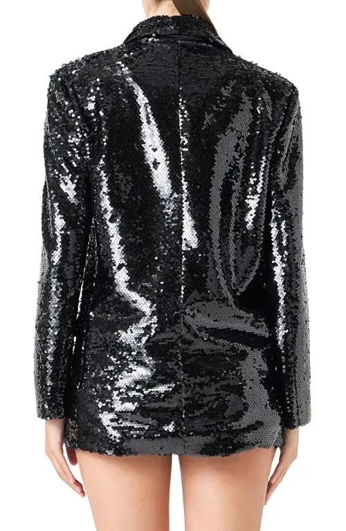 Endless Rose Sequin Embellished Blazer