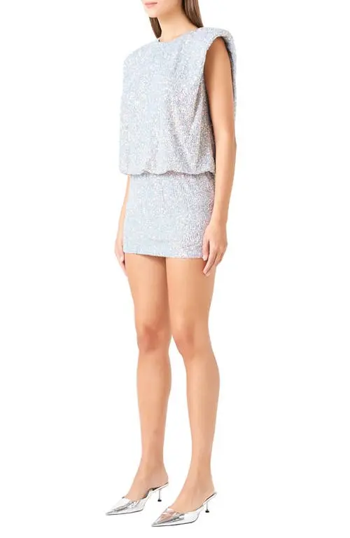 Endless Rose Sequin Blouson Minidress