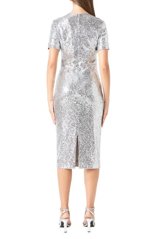 Endless Rose Sequin Midi Sheath Dress