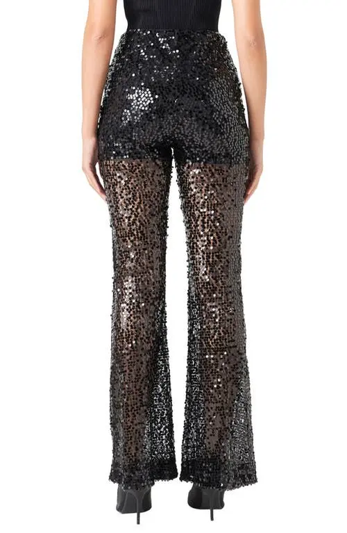 Endless Rose Sequin Flare Pants