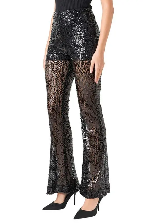 Endless Rose Sequin Flare Pants