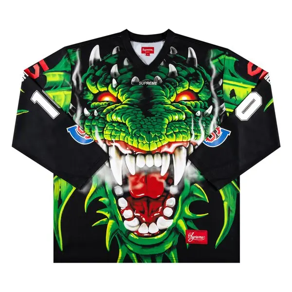 Supreme Dragon Hockey Jersey - Black