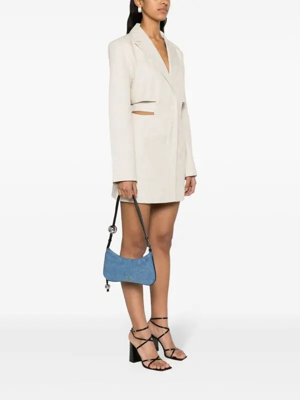 Jacquemus Le Bisou Perle Shoulder Bag - Blue