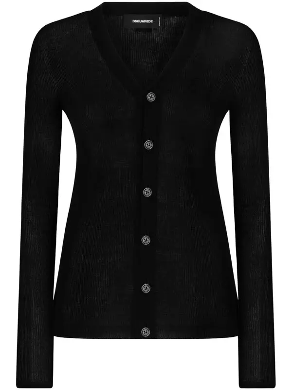 Dsquared2 V-neck Cotton Cardigan