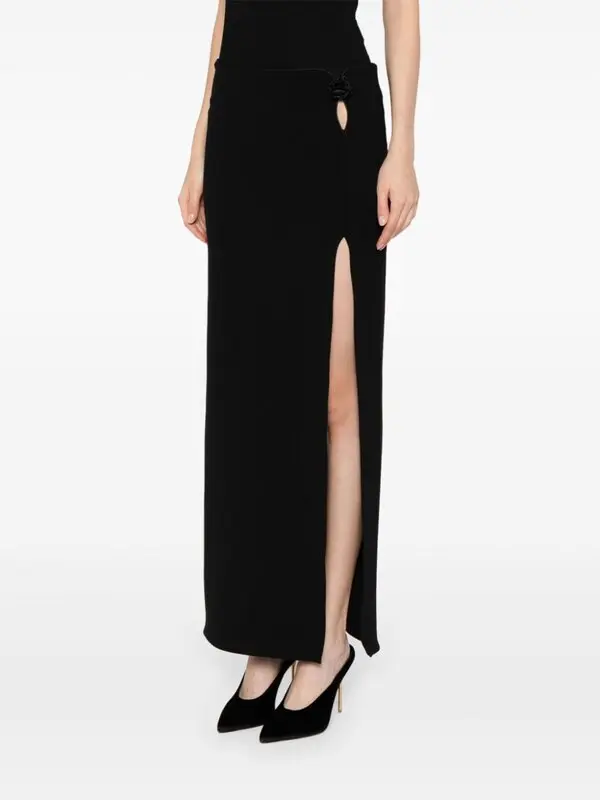 Magda Butrym Rosette Cut-out Maxi Skirt