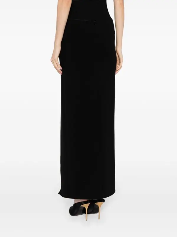 Magda Butrym Rosette Cut-out Maxi Skirt