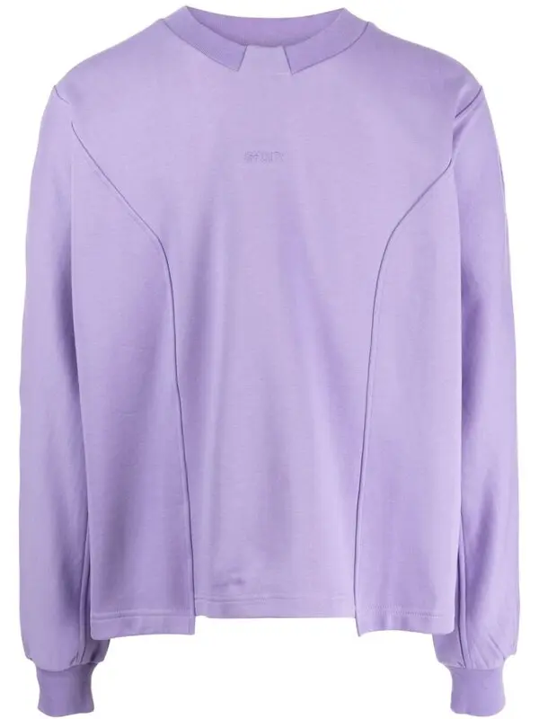 OFF DUTY Futur Logo-embroidered Cotton Sweatshirt - Purple