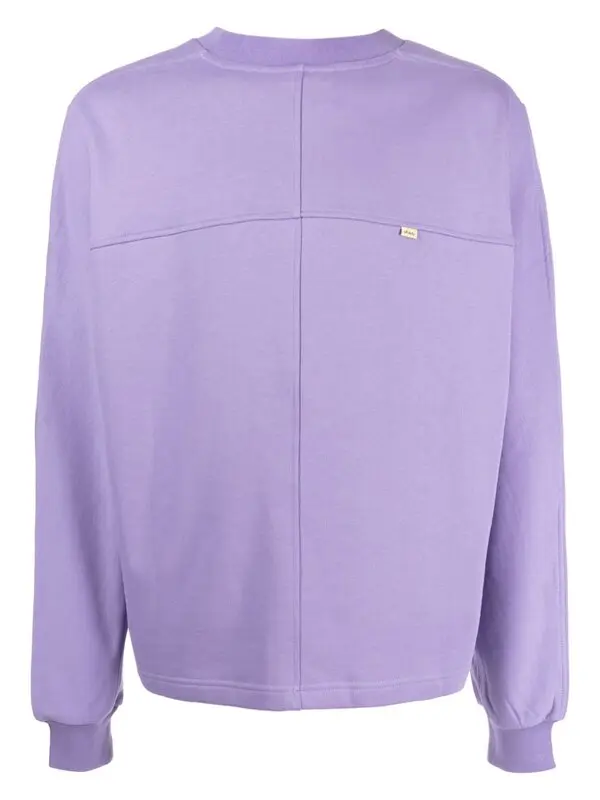 OFF DUTY Futur Logo-embroidered Cotton Sweatshirt - Purple