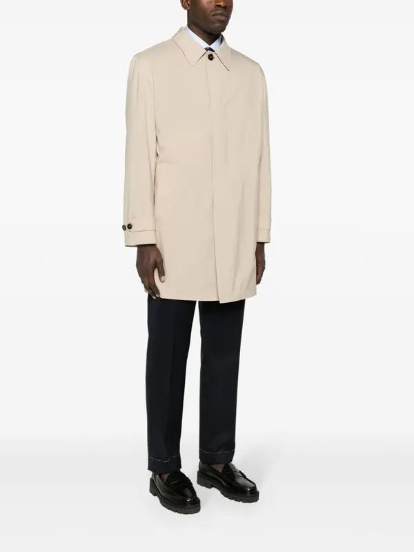 Brioni Single-breasted Mid-length Parka