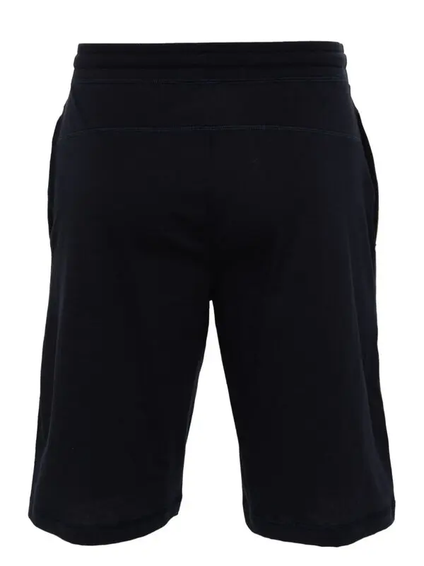 Paul Smith Logo-patch Jersey Shorts - Blue