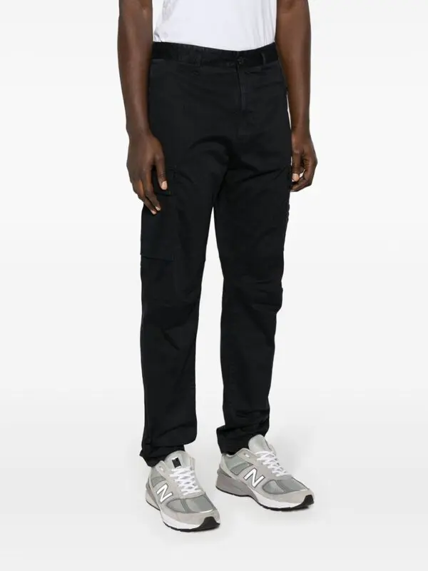 Stone Island Organic Cotton Stretch Cargo Pants - Blue