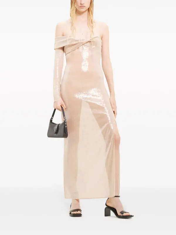 COURREGES One-shoulder Maxi Dress