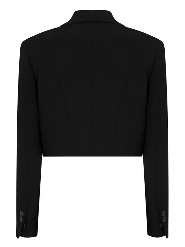 Dsquared2 Logo-plaque Cropped Blazer