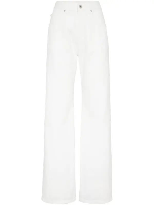 Brunello Cucinelli Mid-rise Wide-leg Jeans