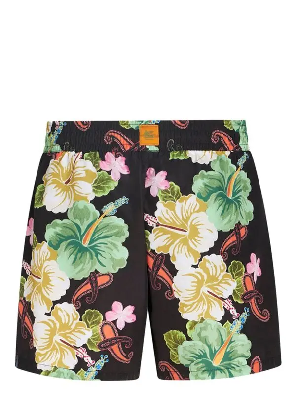 Etro Floral-print Swim Shorts