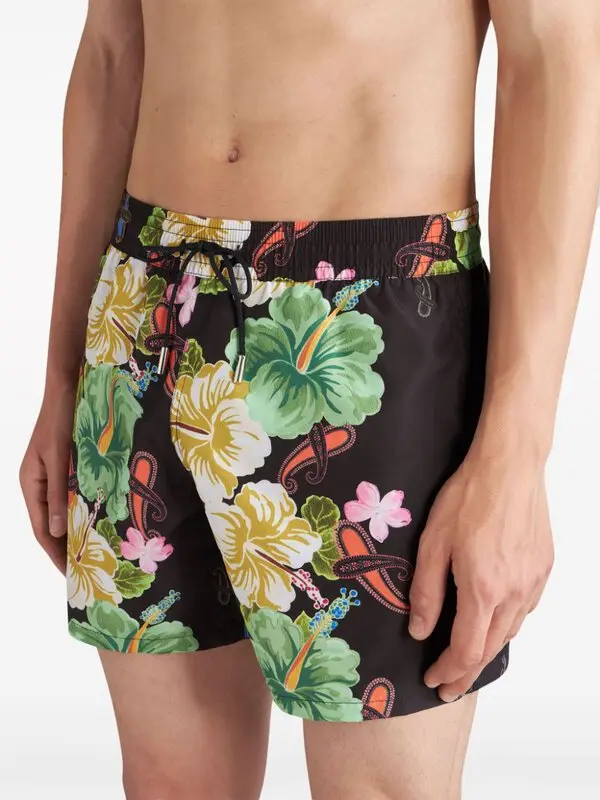Etro Floral-print Swim Shorts
