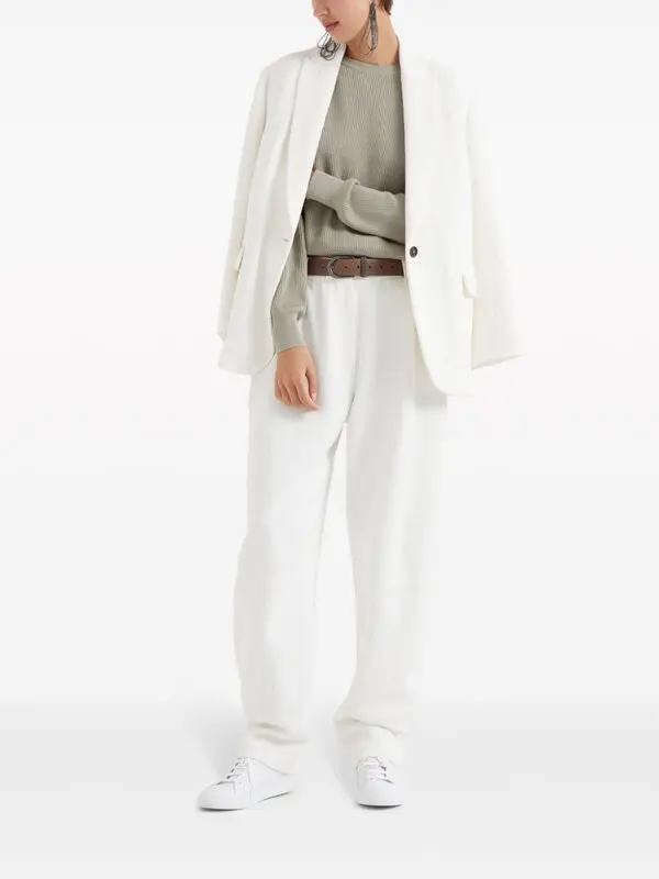 Brunello Cucinelli Ribbed Cotton Jumper