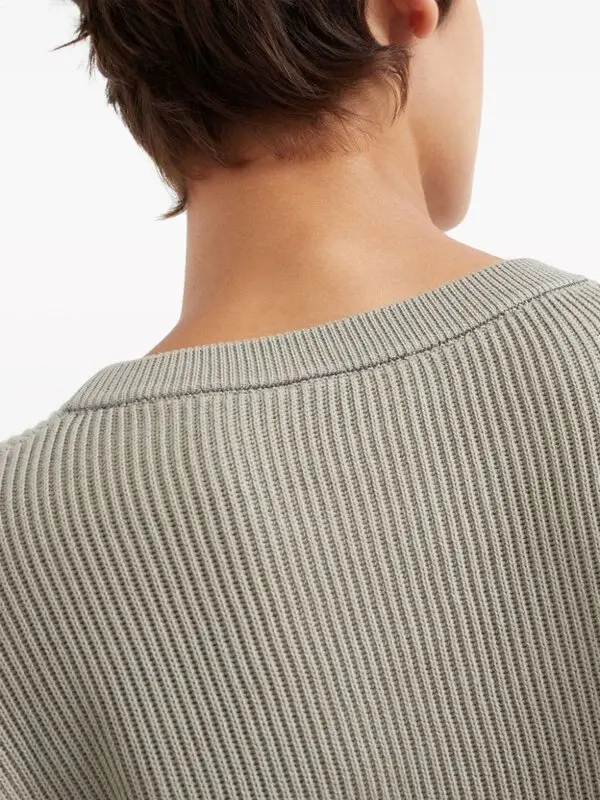 Brunello Cucinelli Ribbed Cotton Jumper