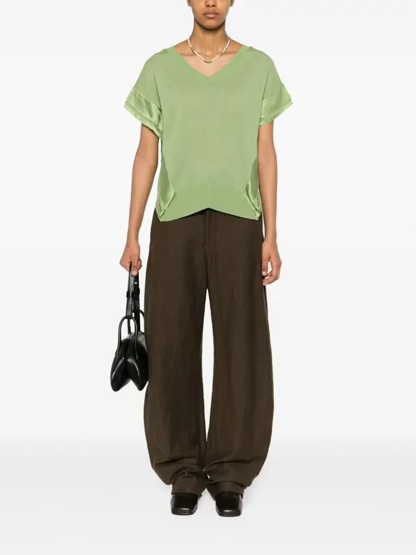 Dorothee Schumacher Glossy-appliqué Knitted Top