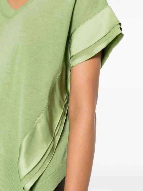 Dorothee Schumacher Glossy-appliqué Knitted Top