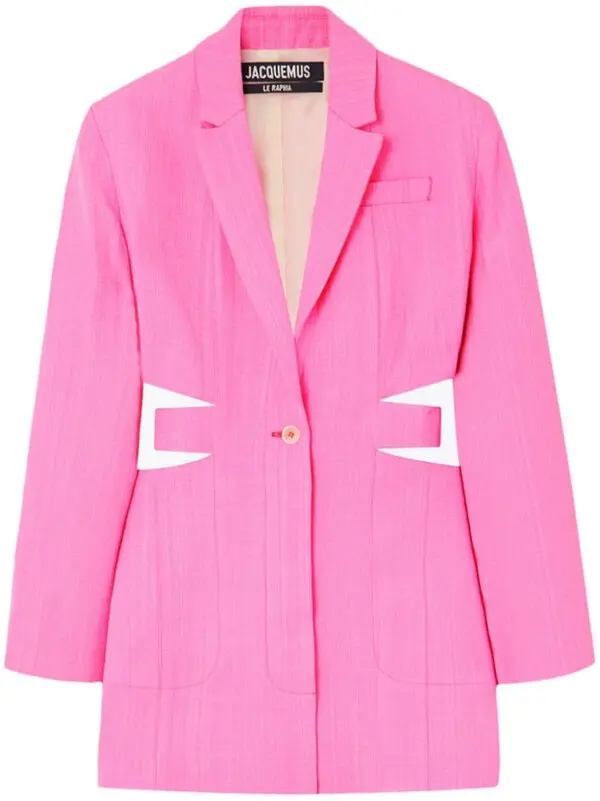 Jacquemus La Robe Bari Blazer Minidress - Pink