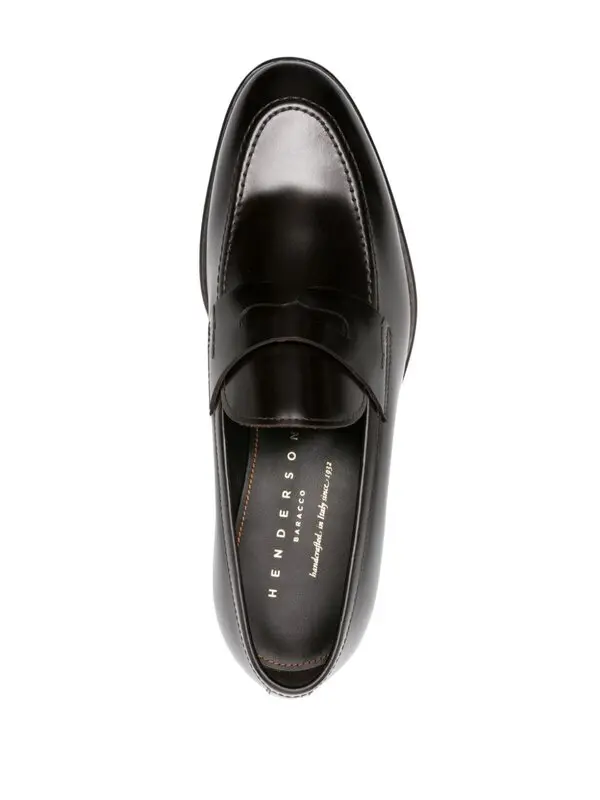 HENDERSON BARACCO Leather Penny Loafers