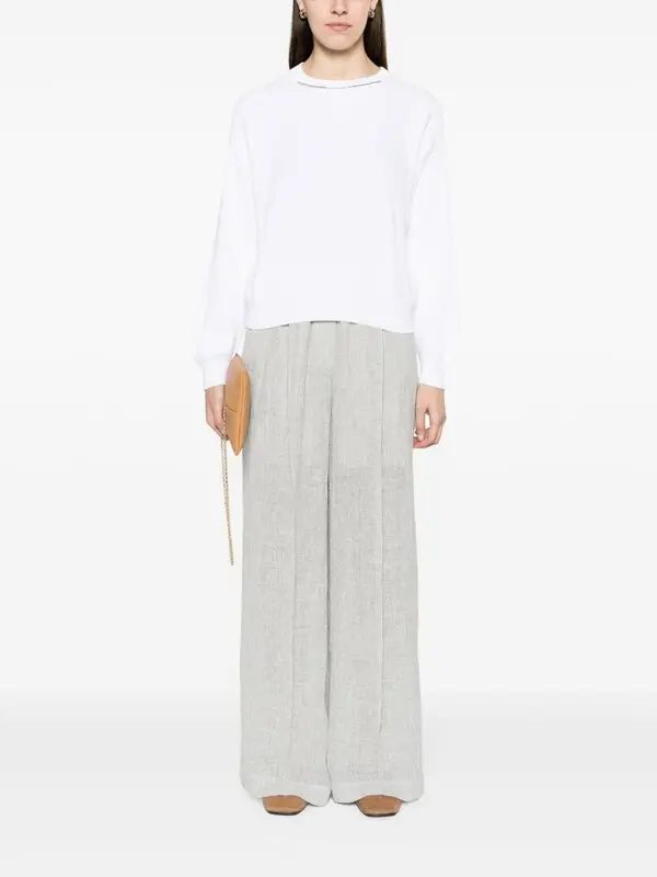 Brunello Cucinelli High-waist Palazzo Trousers