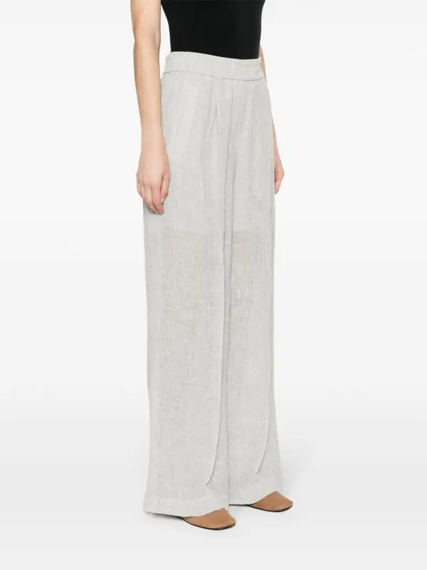 Brunello Cucinelli High-waist Palazzo Trousers