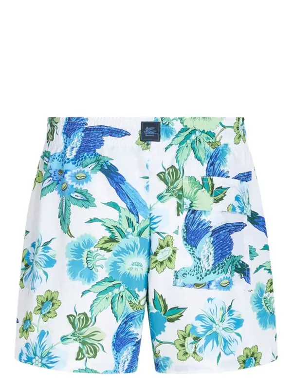 Etro Floral-print Swim Shorts