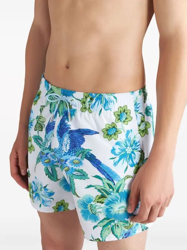 Etro Floral-print Swim Shorts