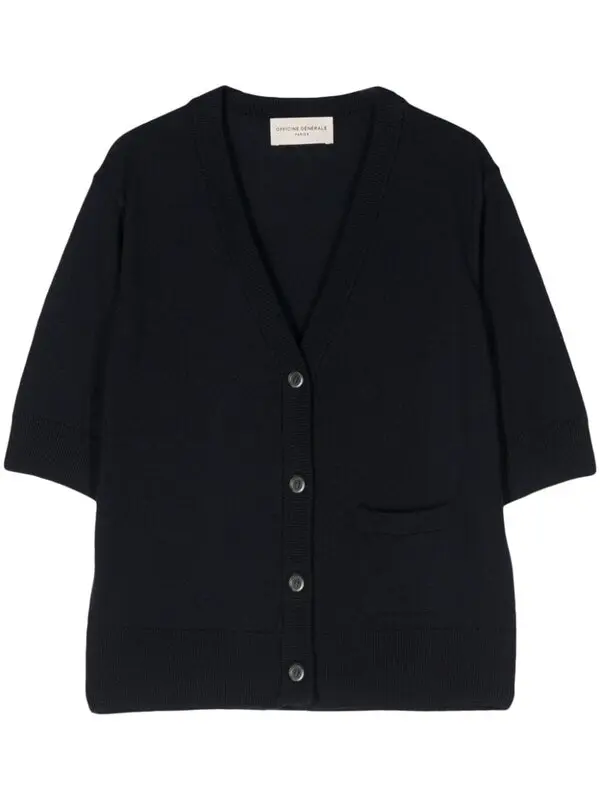 Officine Générale Aglae Merino Wool Cardigan