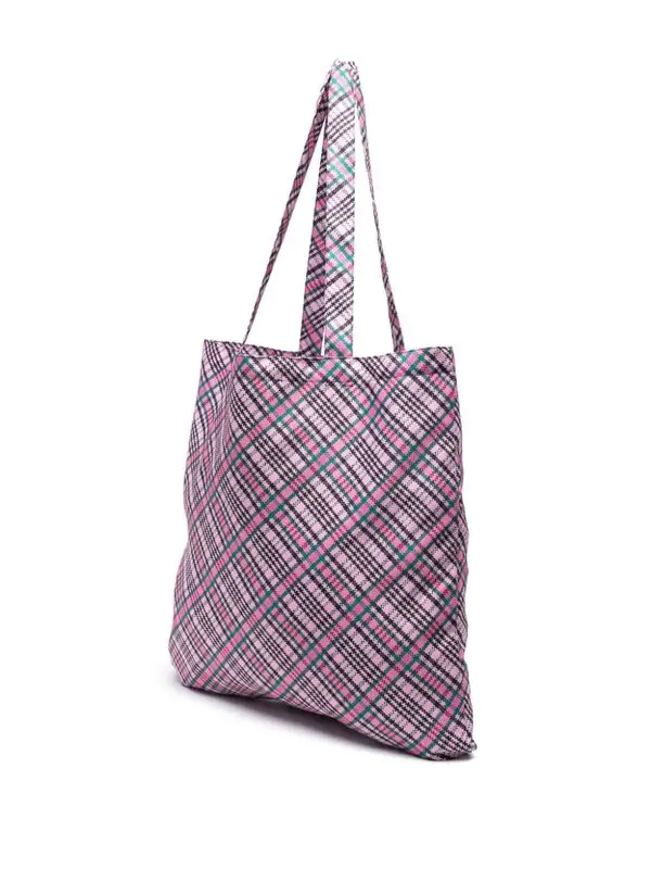 Philosophy Di Lorenzo Serafini Logo-print Check Tote