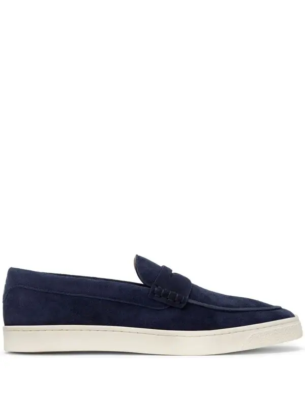 Brunello Cucinelli Suede Penny Loafers